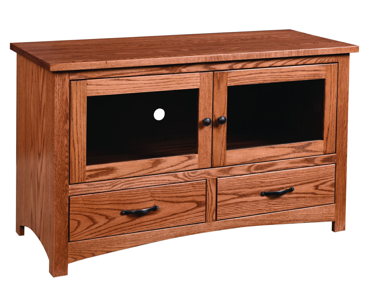 Reclaimed Post Mission TV Stand - Shore Casual Furniture