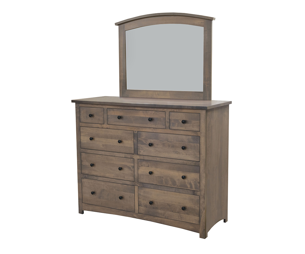 Elite Dresser With Arched Mirror - Shore Casual Furniture