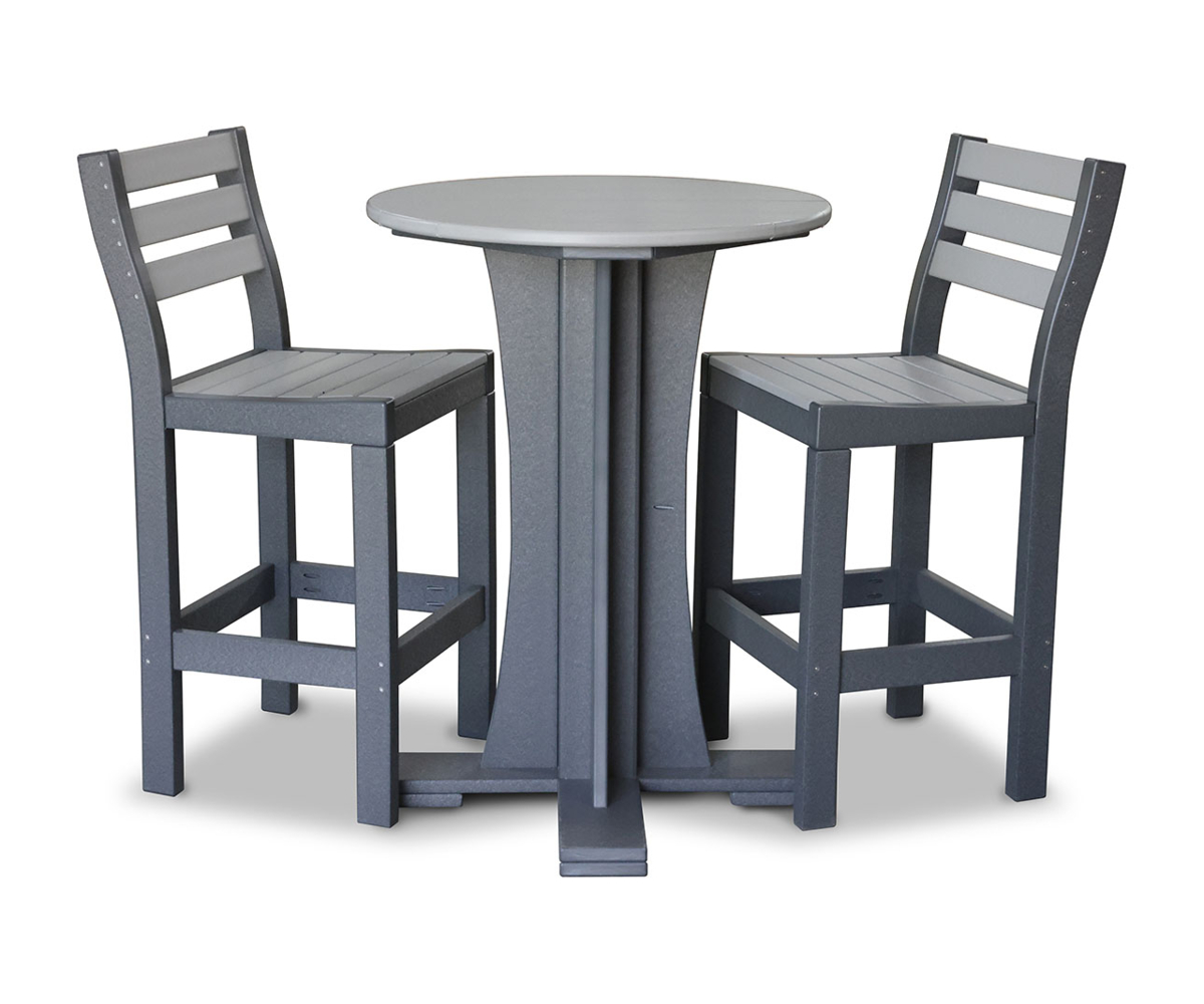 Round Pub Bar Table - Shore Casual Furniture