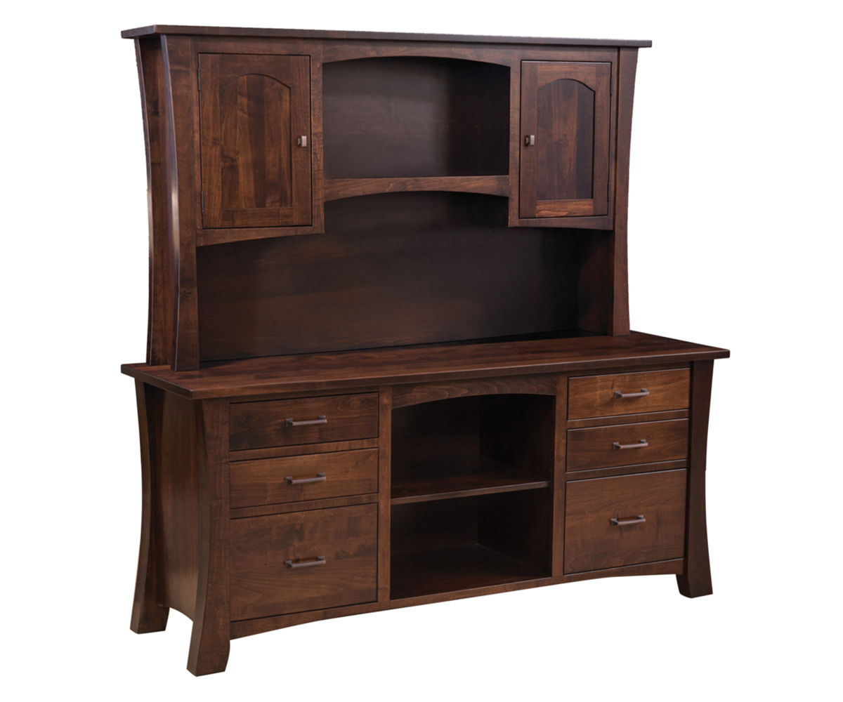 Jefferson Credenza With Hutch - Shore Casual Furniture