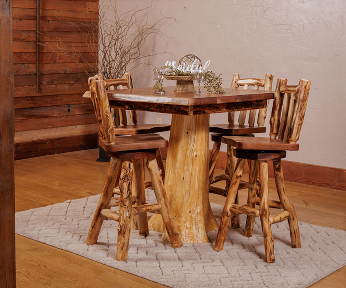 Swamp Art Table - 42"Square - Shore Casual Furniture